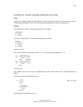 Steel design-examples | PDF