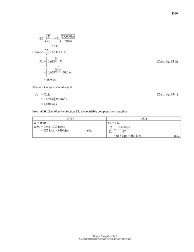Steel design-examples | PDF