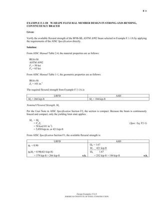 Steel design-examples | PDF