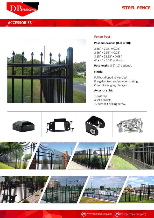 Steel fence-catalog | PDF