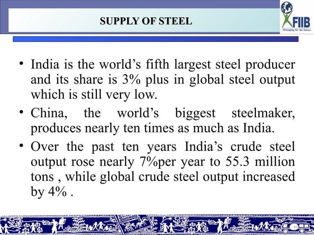 Steel Industry In India | PPT