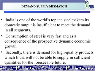 Steel Industry In India | PPT