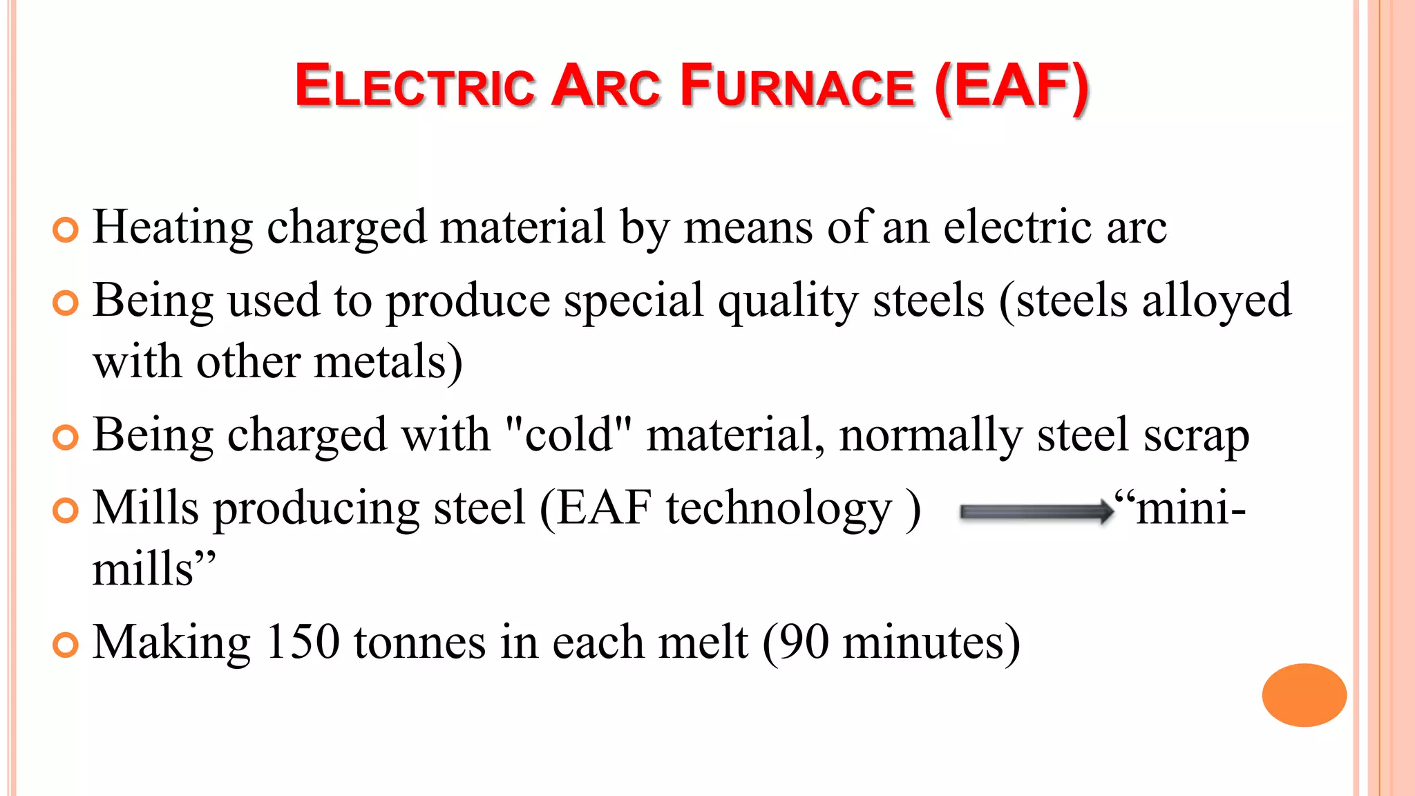 Secondary steel making | PPTX | Chemistry | Science