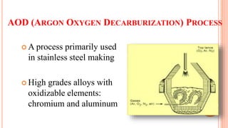 Secondary steel making | PPTX