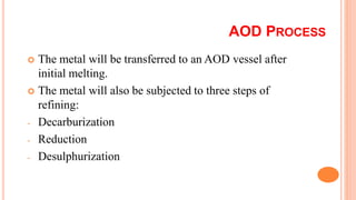 Secondary steel making | PPTX