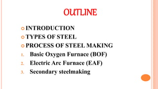 Secondary steel making | PPTX