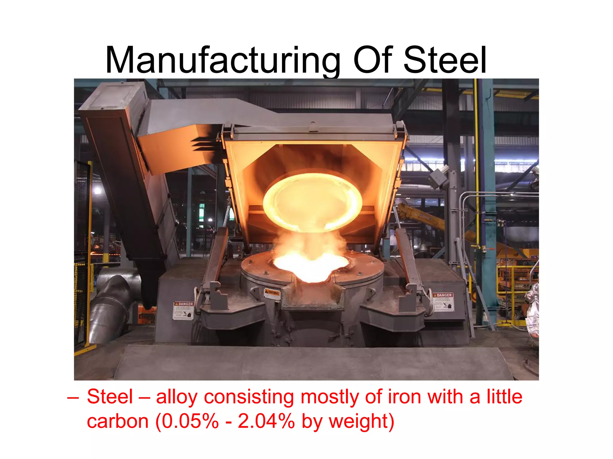 Manufacturing of Steel | PDF