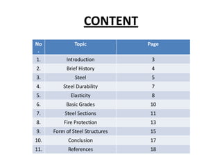Steel material | PPTX