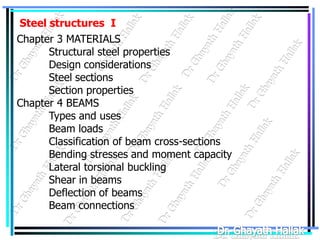 steel structures and types of steel and design | PDF