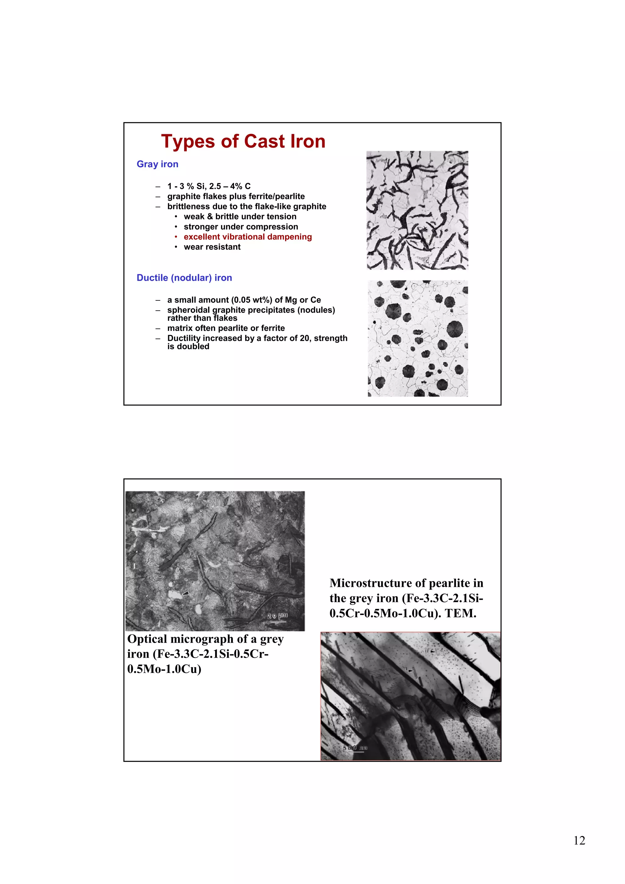 Steel and cast iron | PDF