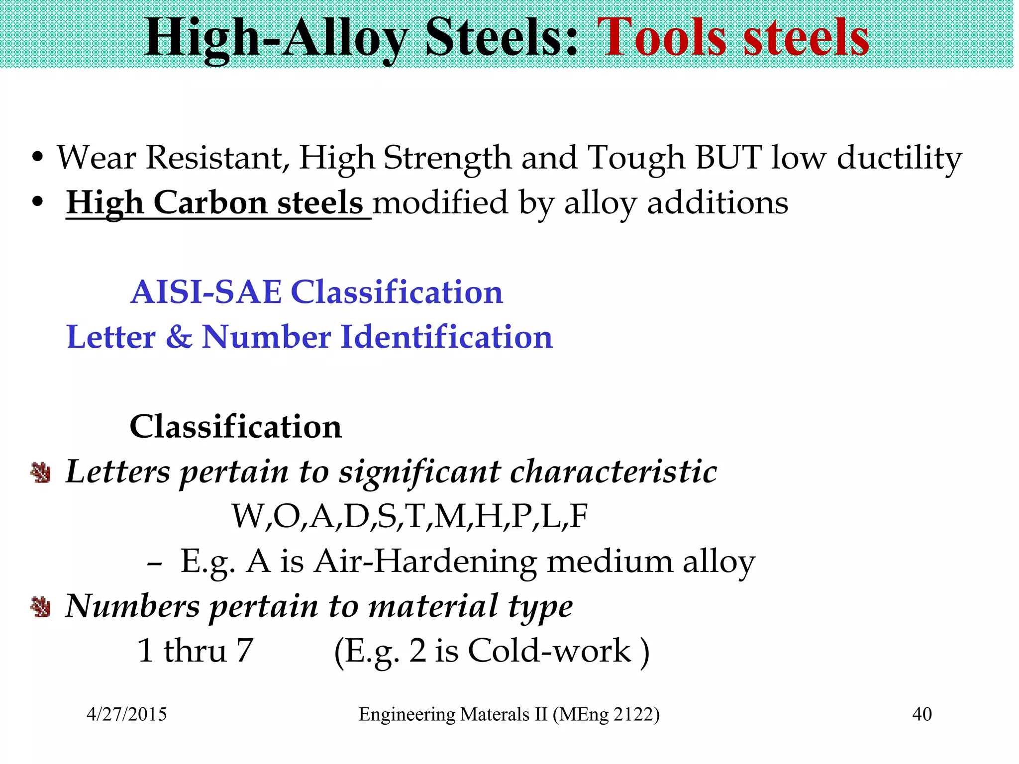 Steel and effect of alloying elements | PPTX
