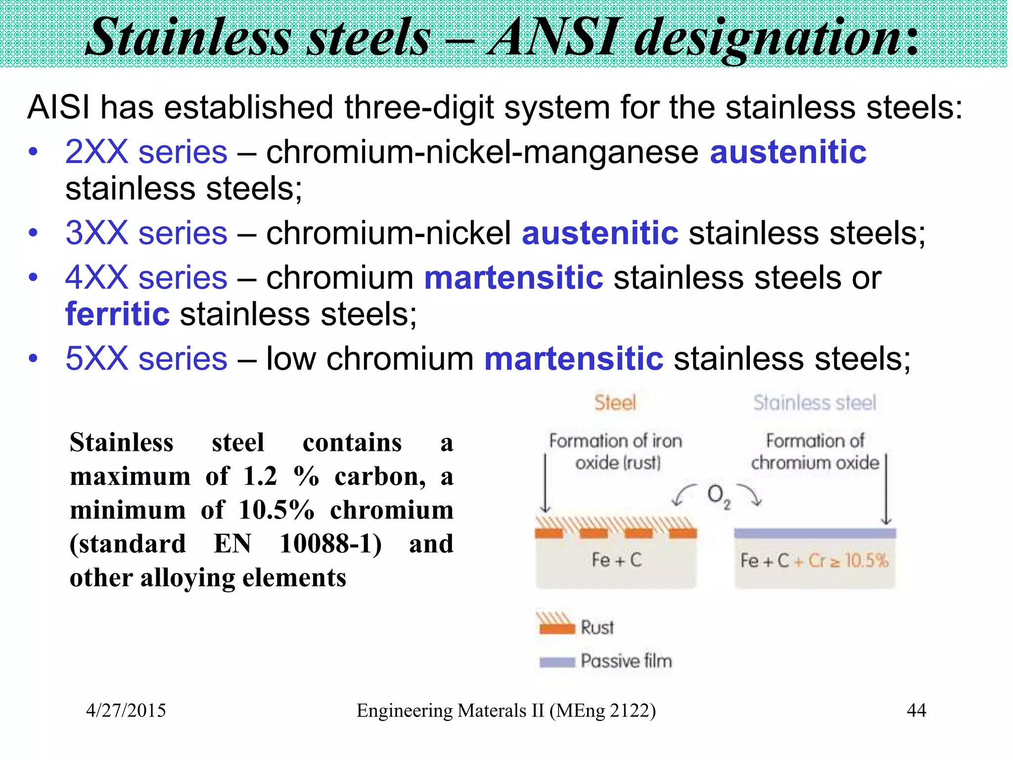 Steel and effect of alloying elements | PPTX