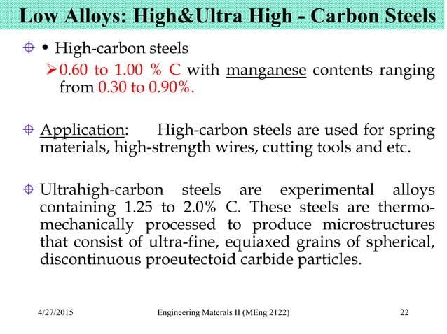 Steel and effect of alloying elements | PPTX | Chemistry | Science