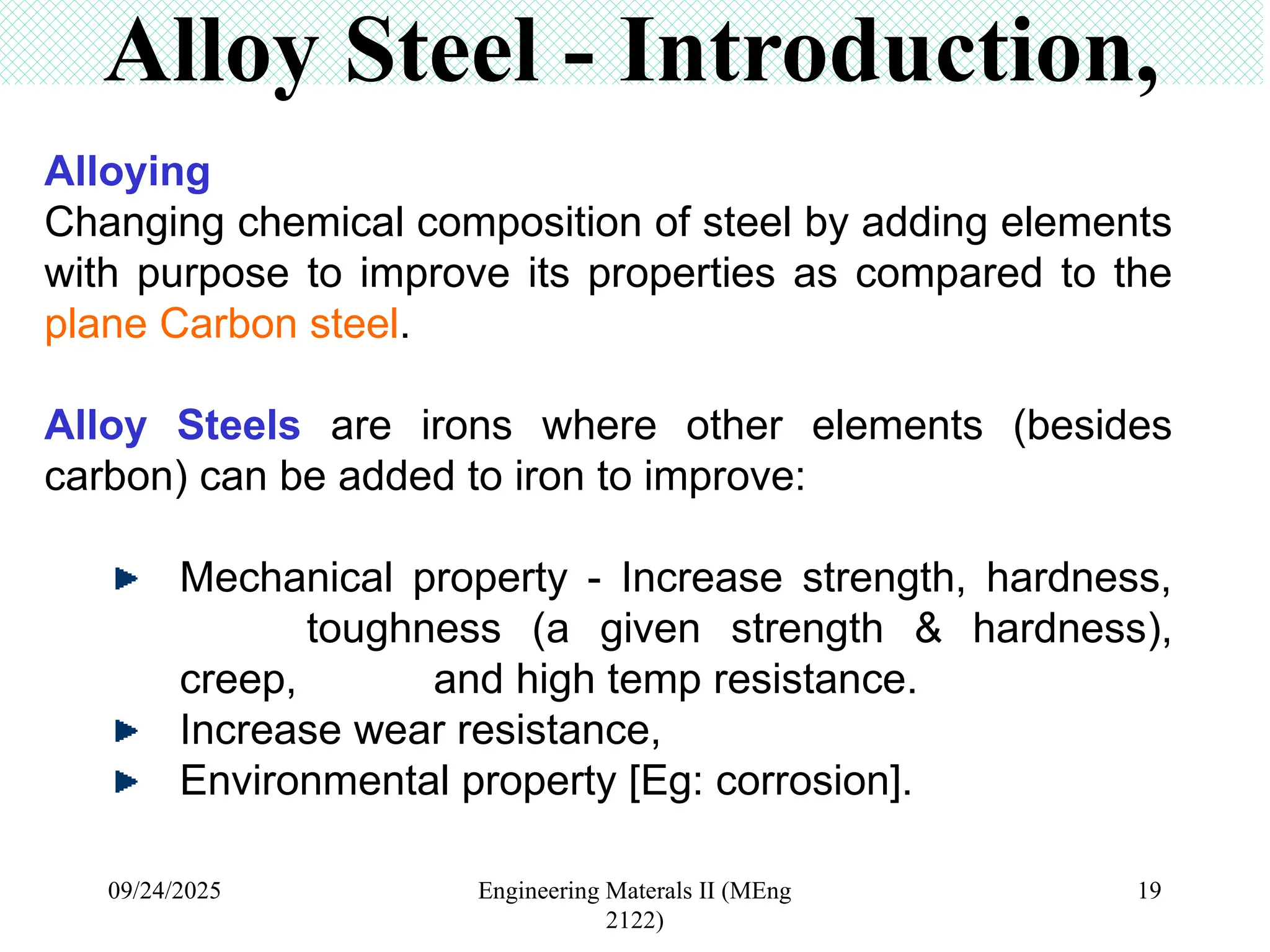 Steel and Effect of alloying elements.pptx