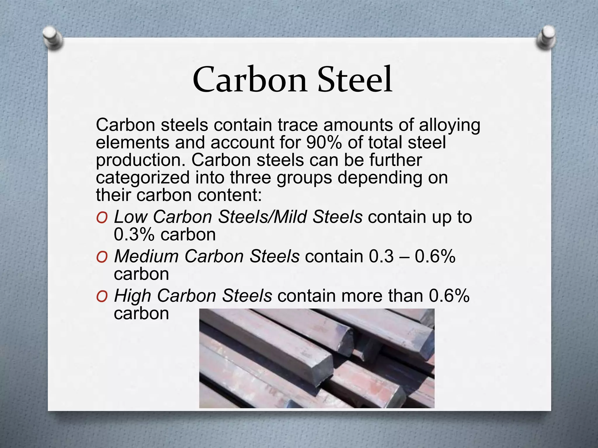 Steel and it’s types | PPTX