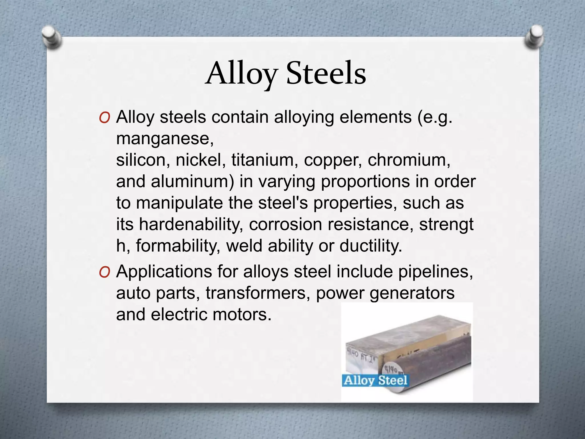 Steel and it’s types | PPTX