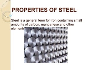 Steel and its types | PDF