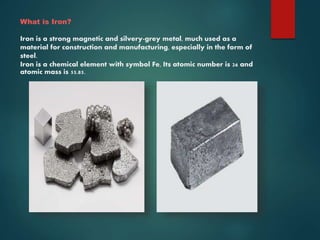 Steel and steel alloys | PPTX