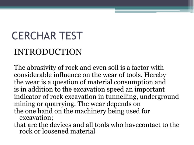 Steel arches and cerchar test | PPTX | Geology | Science