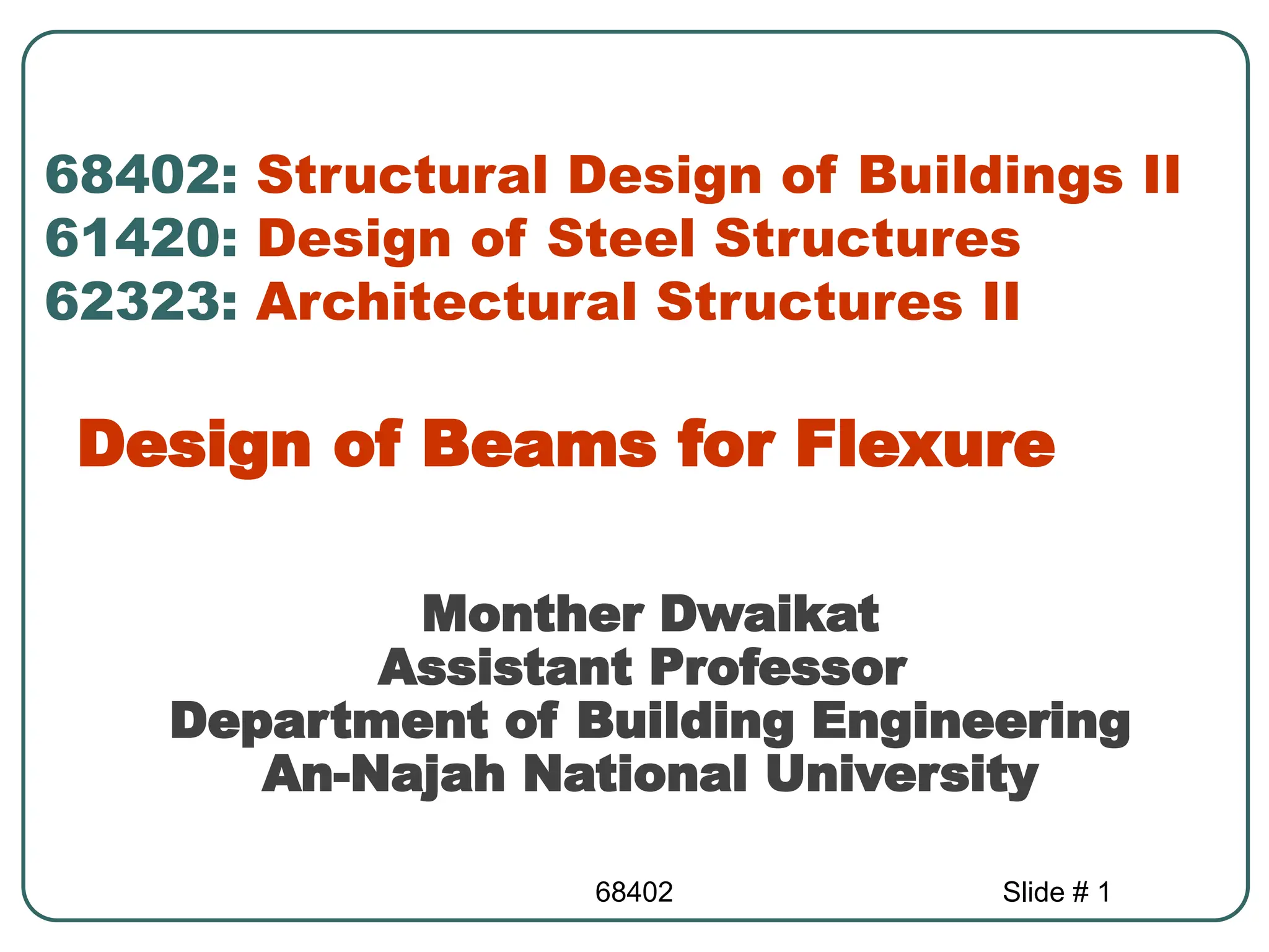 Steel_Beams_LTB Design Steel Beams for Flexure | PPT