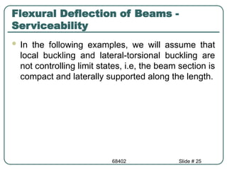 Steel_Beams_LTB Design Steel Beams for Flexure | PPT