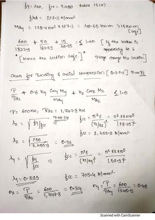 Steel Bi axial column Design.pdf