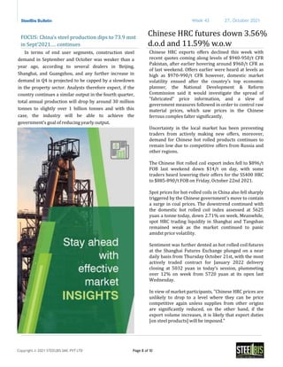 Steelbis newsletter 27 10-2021 | PDF