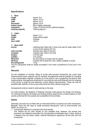 Steel boat (8m) | PDF