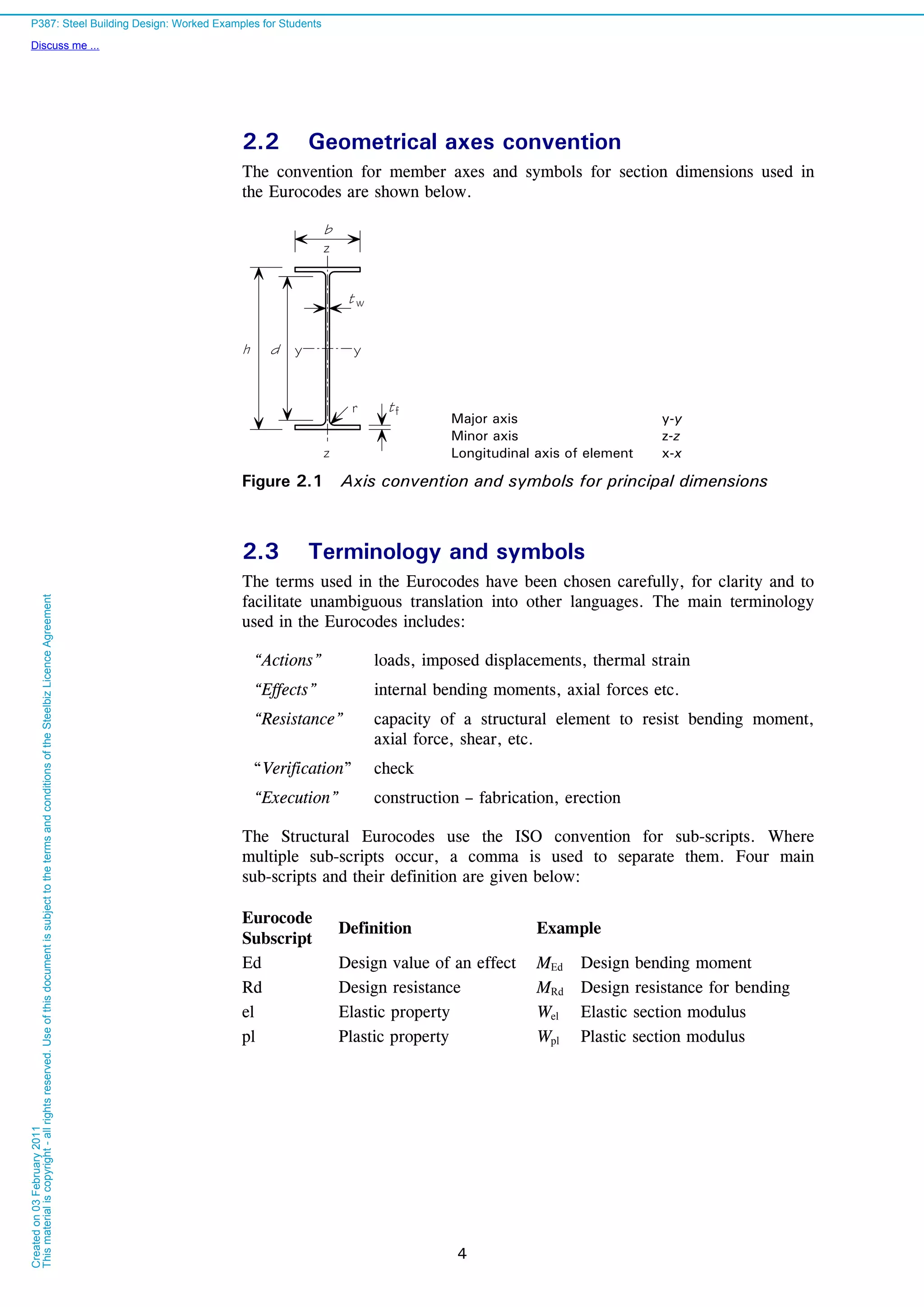 Steel building design worked example | PDF