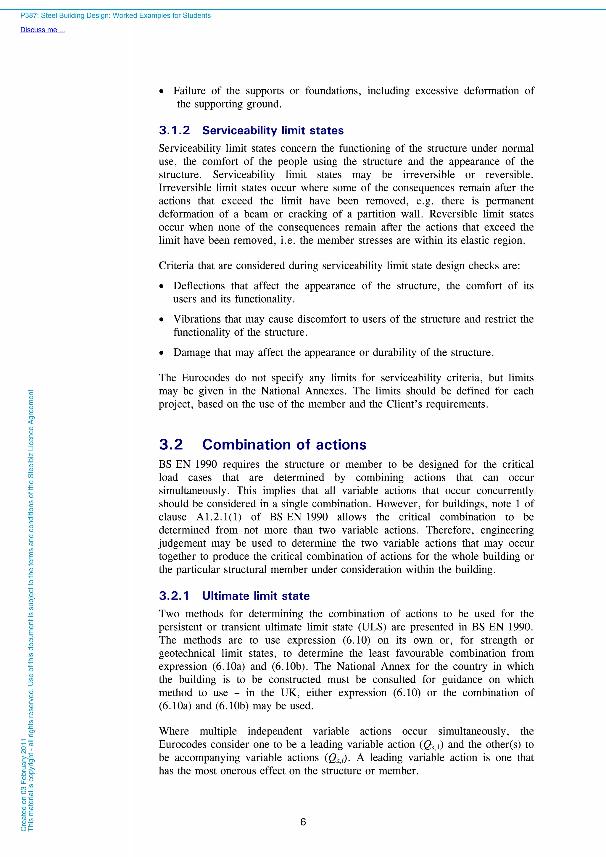 Steel building design worked example | PDF