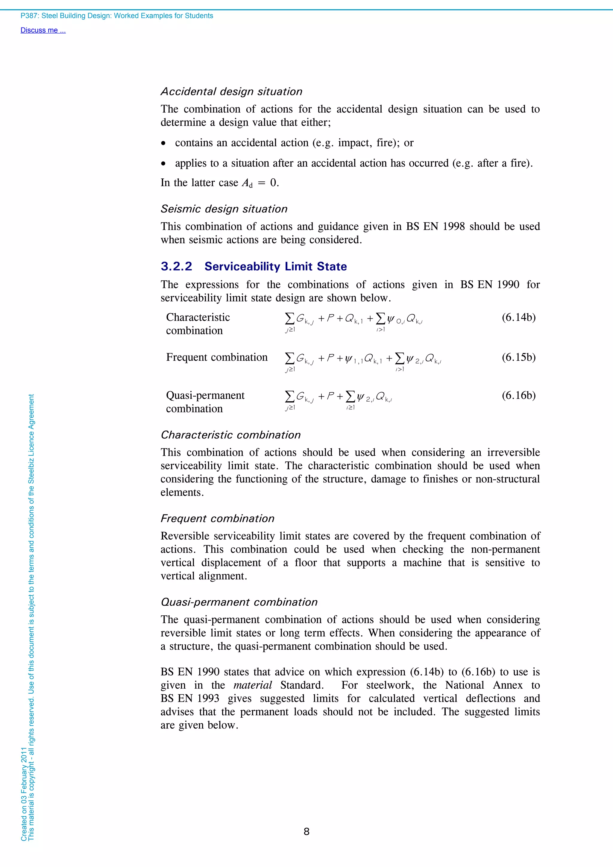 Steel building design worked example | PDF