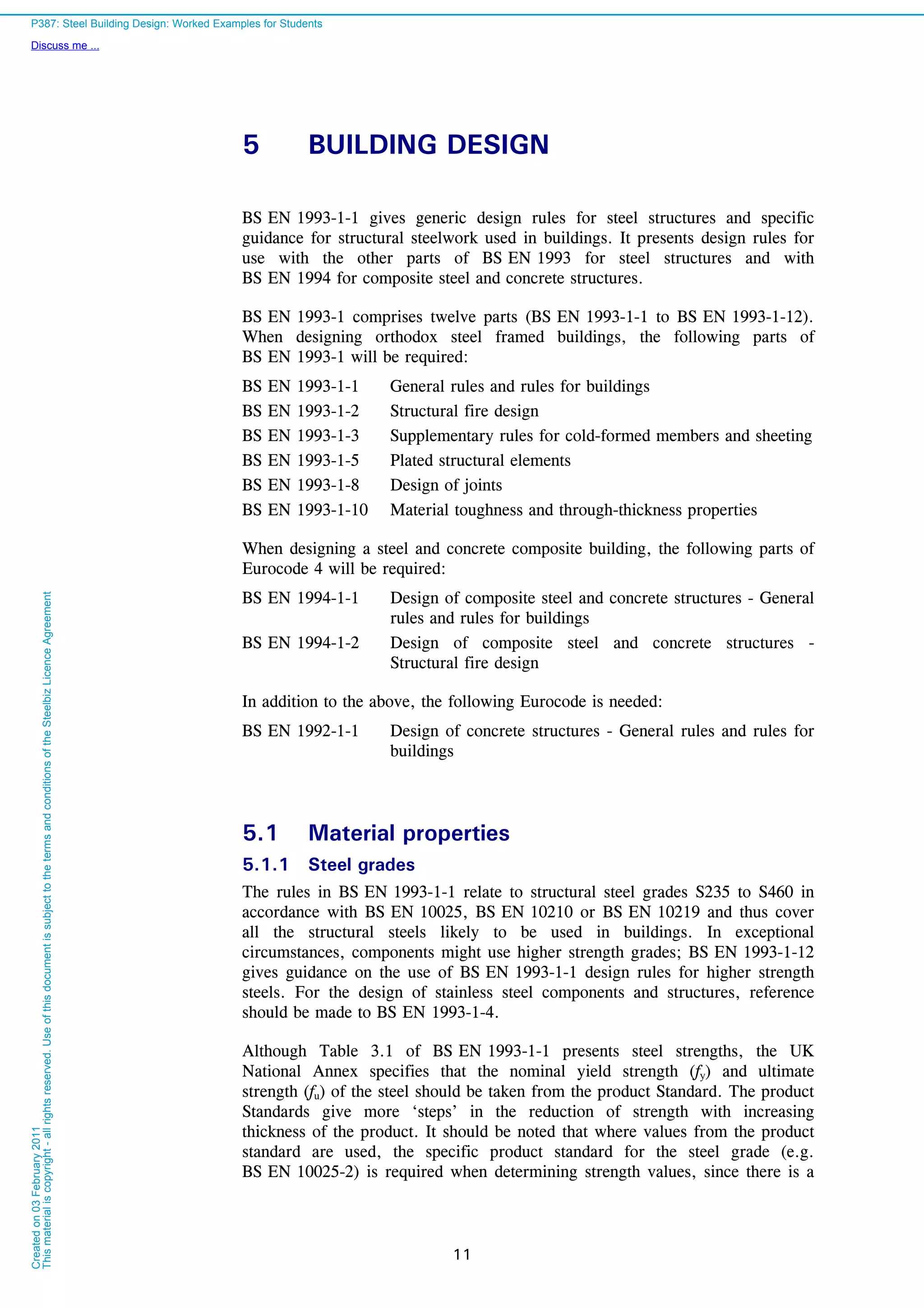 Steel building design worked example | PDF