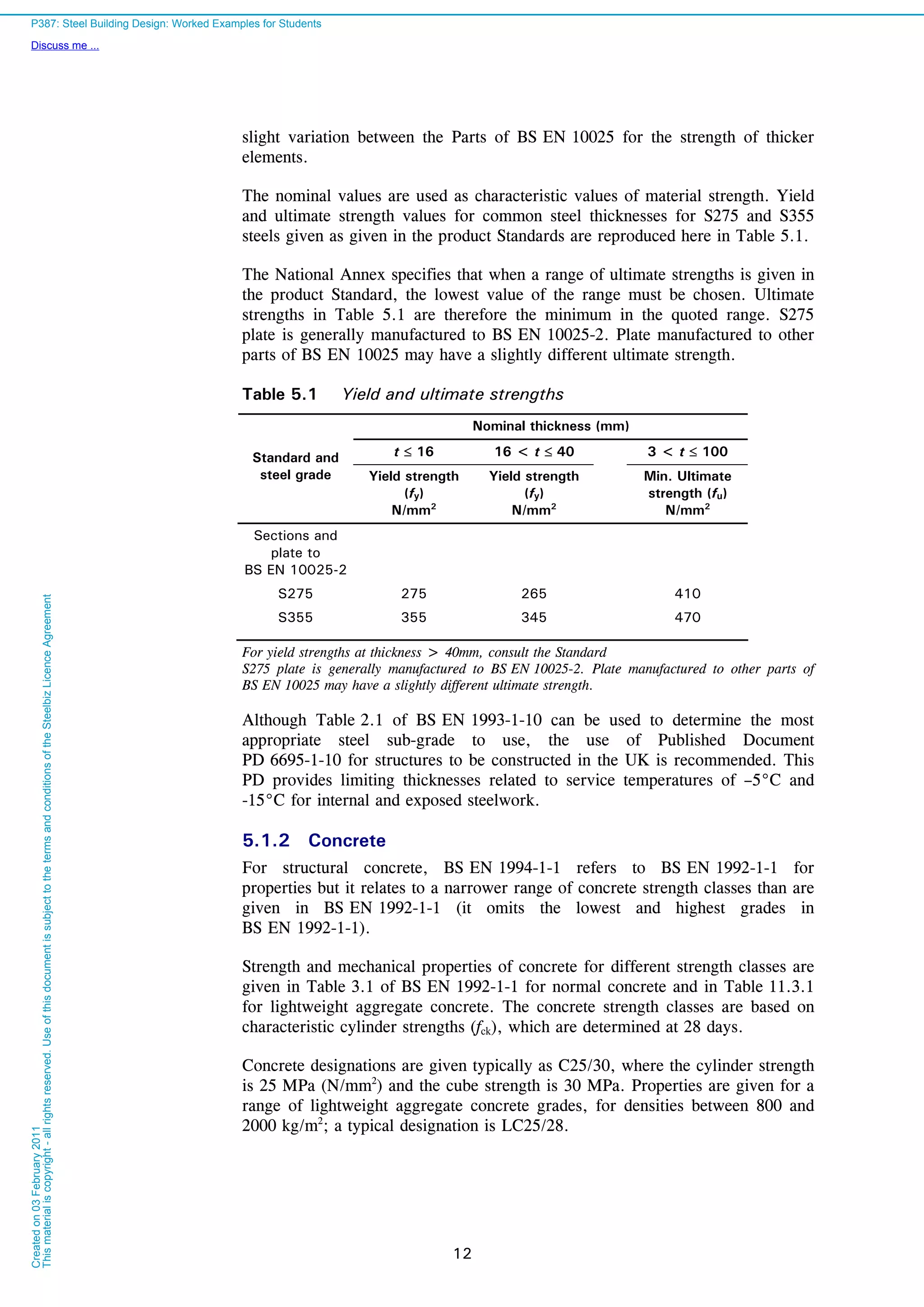 Steel building design worked example | PDF