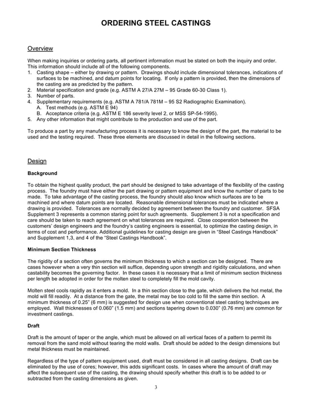 Steel casting handbook | PDF | Physics | Science