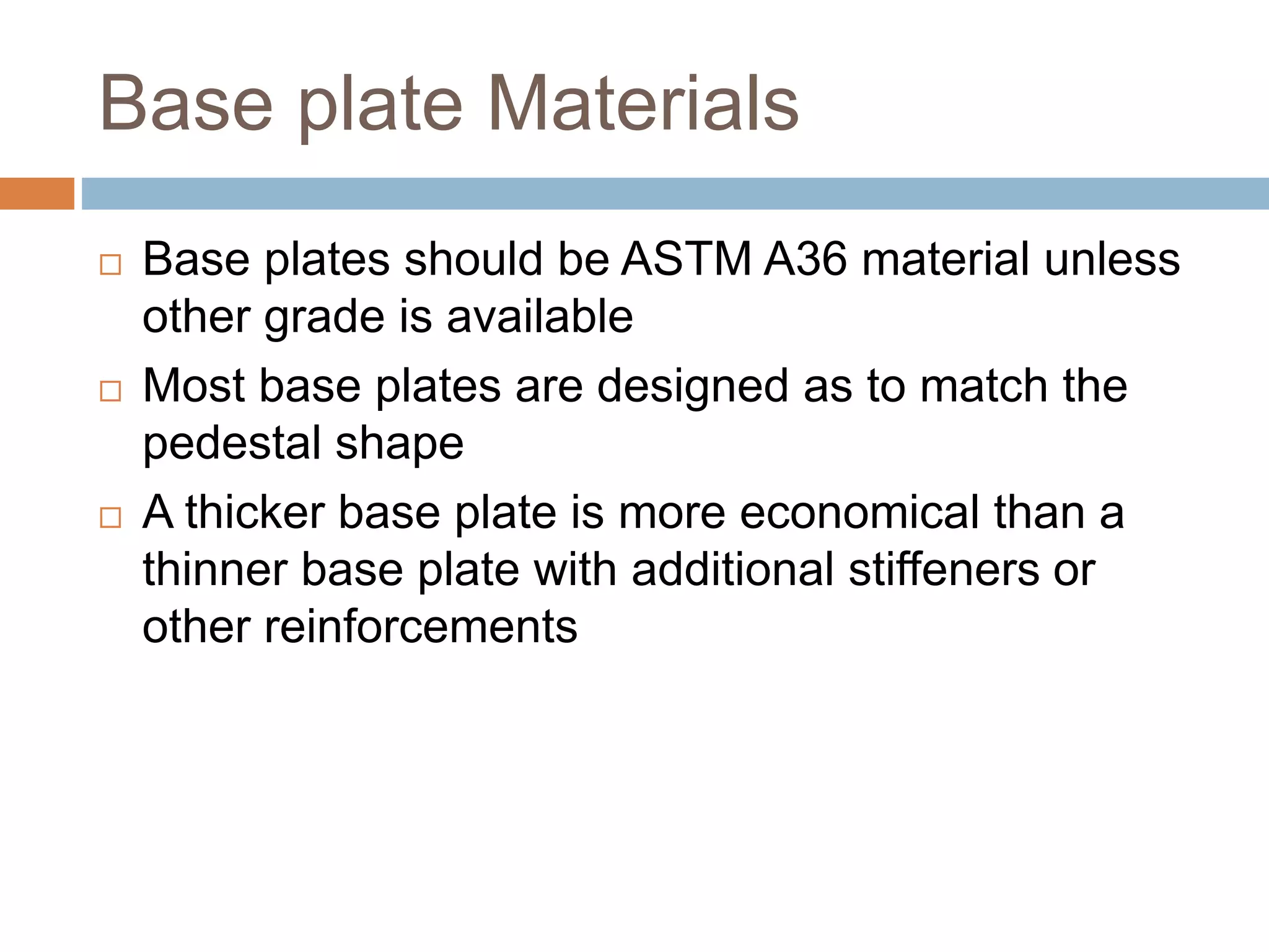 Steel column base44 | PPTX
