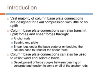 Steel column base44 | PPTX