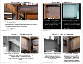 Steel Connections Civil Engineering Students | PDF
