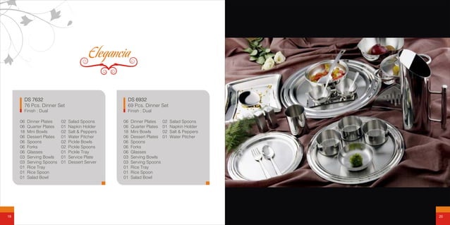 Steelcraft dinner set | PDF