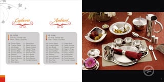 Steelcraft dinner set | PPT