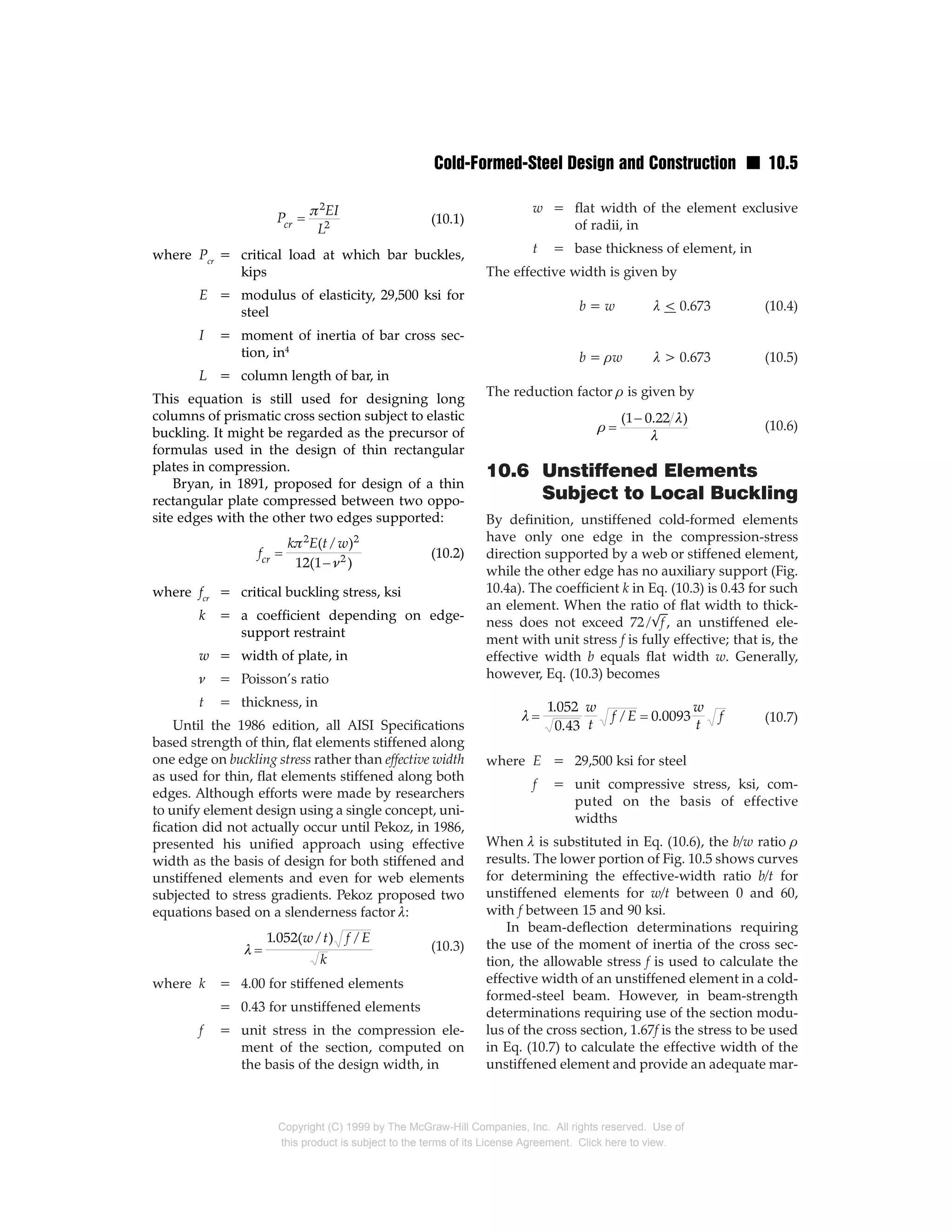 Cold-Formed-Steel Design And Construction ( Steel Structure ) | PDF