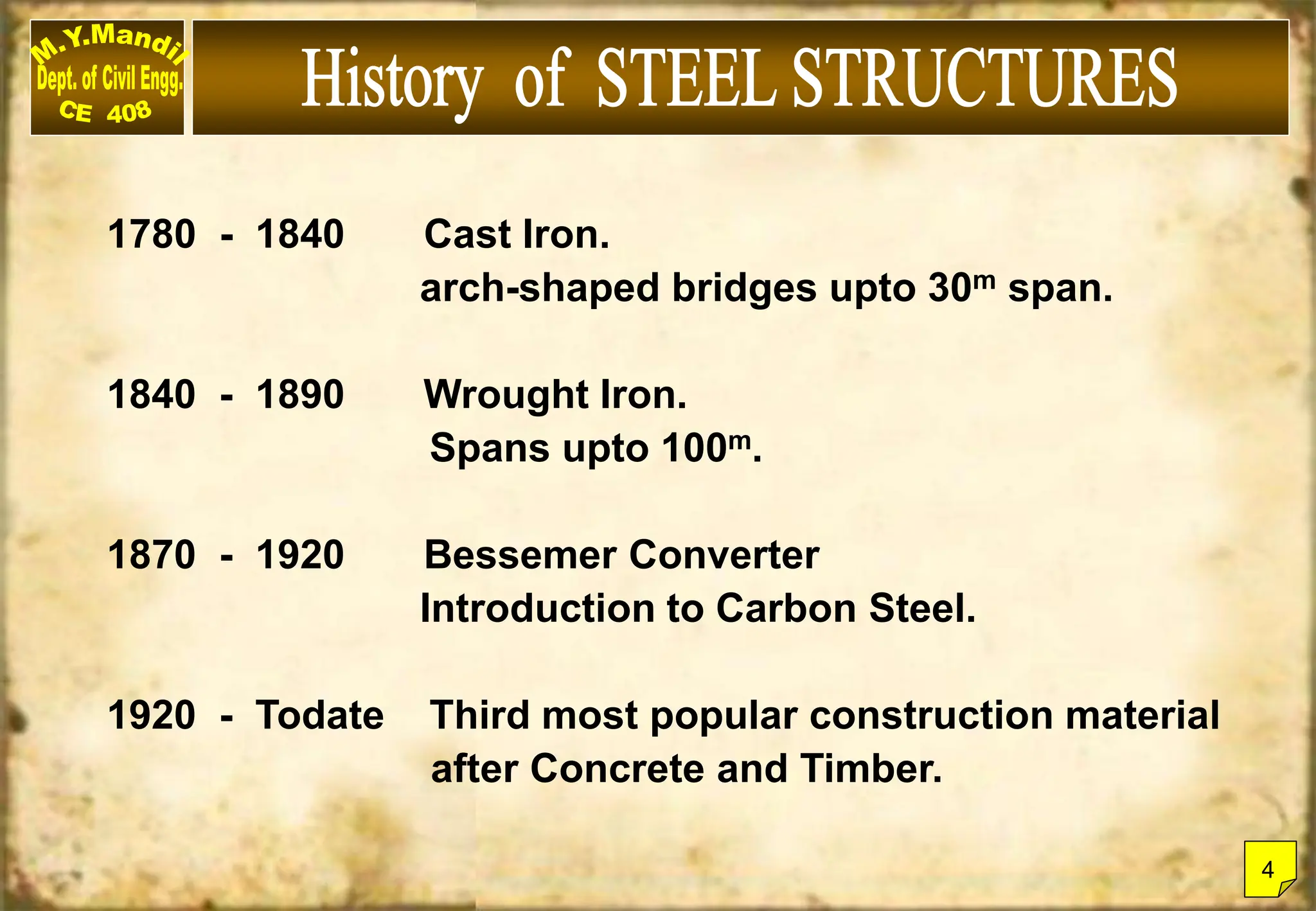 Design of Steel structure and connection .ppt | Civil Engineering ...