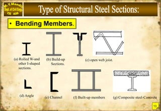 Design of Steel structure and connection .ppt | Civil Engineering ...