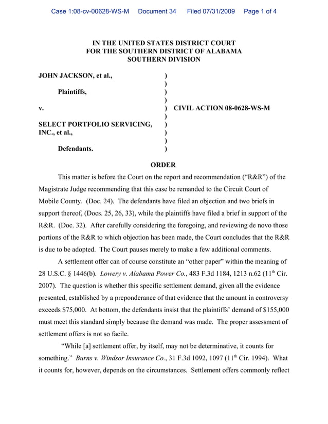 Steele Remand Order 11th Circuit | PDF