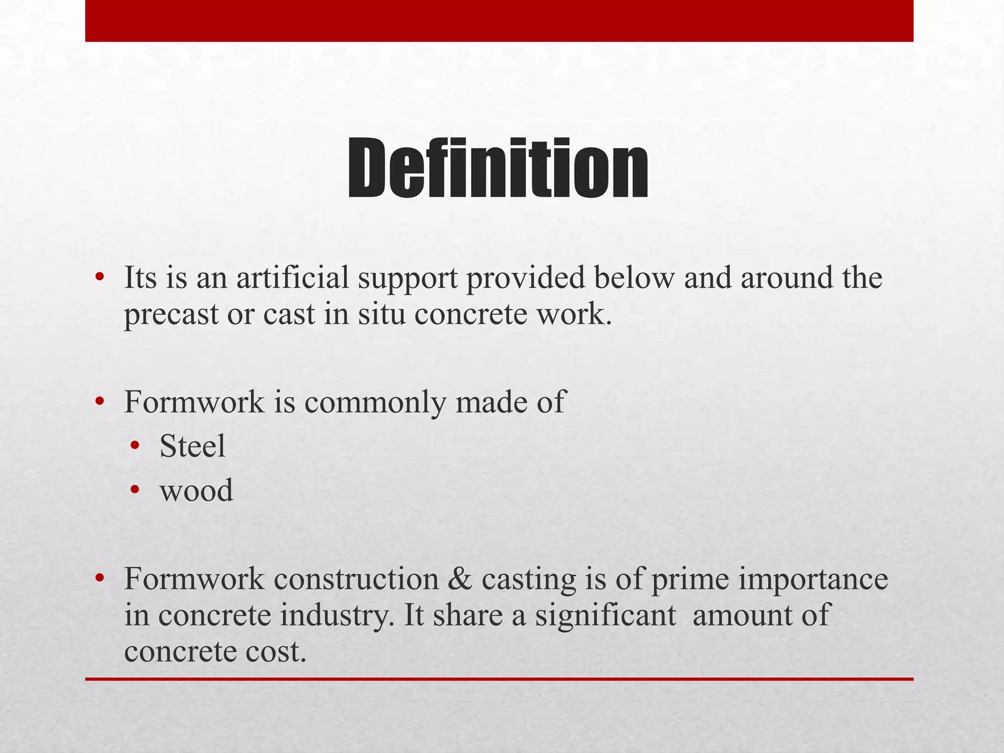 Steel formwork | PPTX