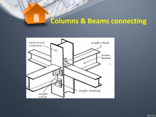 Steel frame work | PPTX