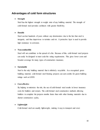 Steel framing system report | DOCX