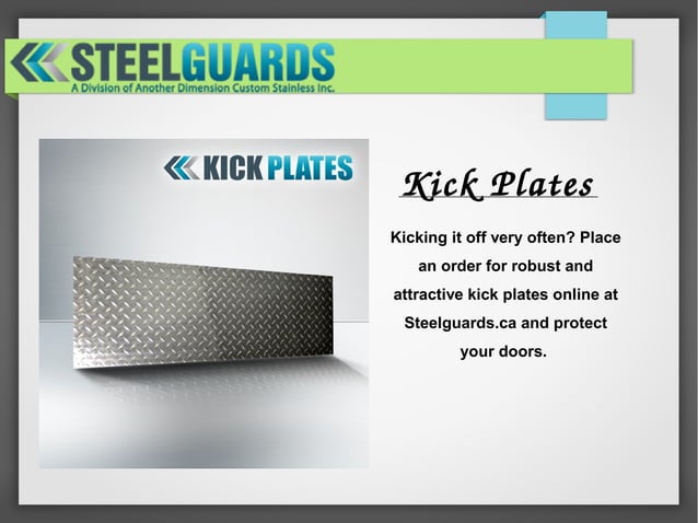 Kick Plates | PPT