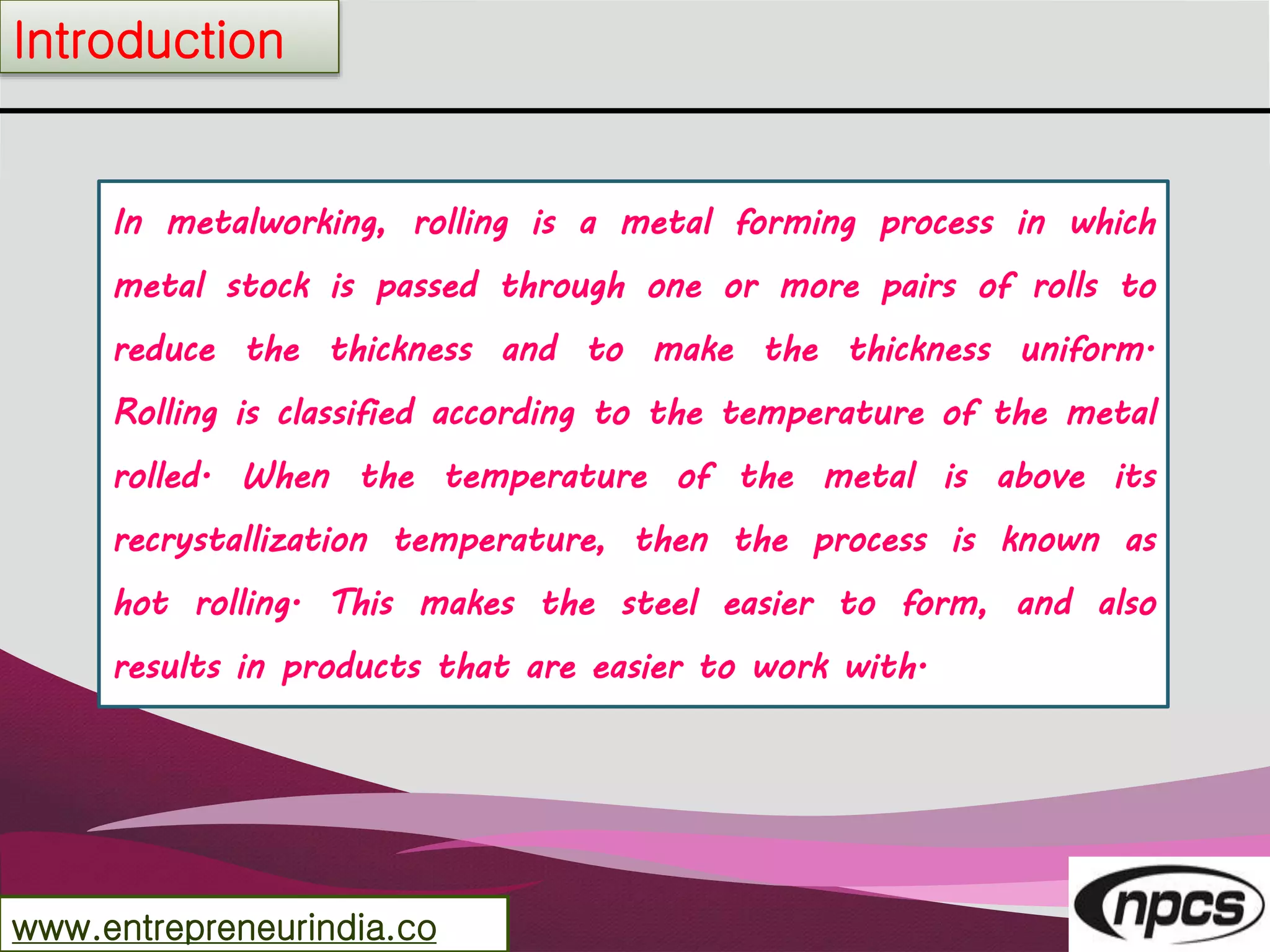 Steel Hot Rolling, Hot Rolling of Steel, Metal Rolling, Metal Forming ...
