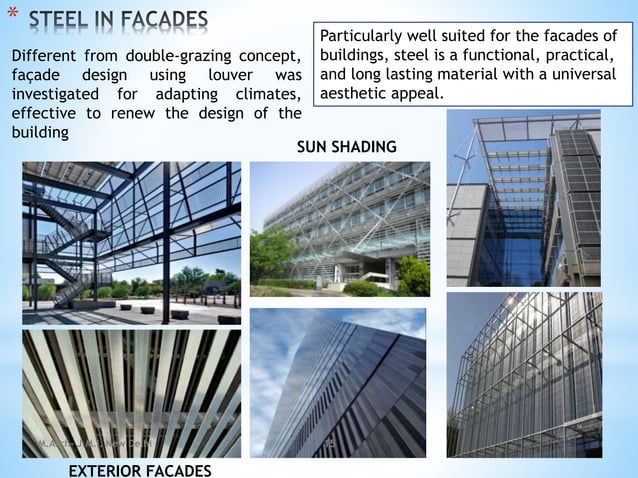 STEEL IN ARCHITECTURE-CONTEMPORARY ARCHITECTURE | PPTX