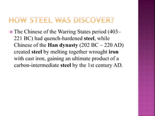 Steel industry | PPTX